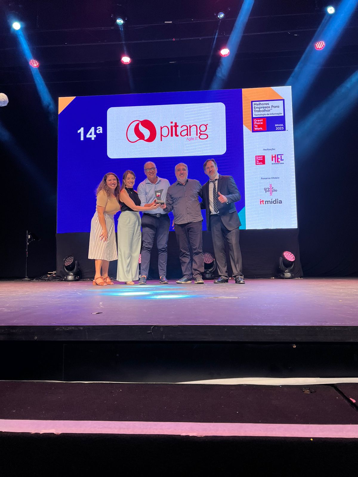 Pitang é a 14ª Melhor Empresa de TI para Trabalhar no Brasil - Pitang